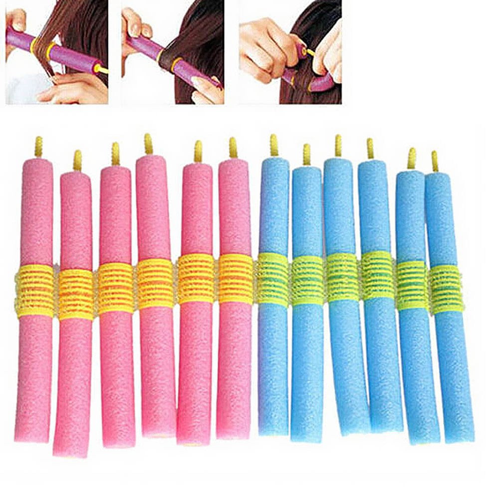 Click here for Generic 12pcs Twist Foam Hair Rollers Bendy Foam F... prices