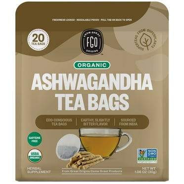 FGO From Great Origins, Spearmint Herbal Tea, Organic Tea Bags, 20 ...