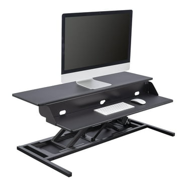 Lorell, LLR99552, Sit-to-Stand Electric Desk Riser, 1 Each, Black ...