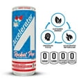 A SHOC Accelerator Rocket Pop Energy Drink 12 fl oz Zero Sugar Natural ...