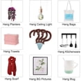 20pcs Cup Ceiling Hooks Vinyl Coated Metal Screw in Holder Hooks for ...