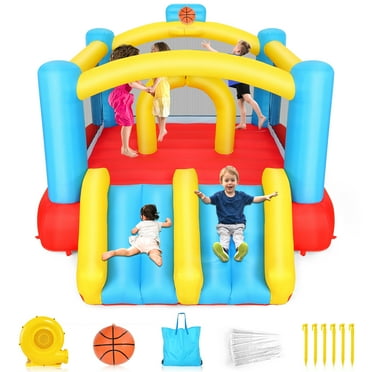 Big Inflatable Bounce House with GFCI Blower,15ft x 14.8ft,Double ...
