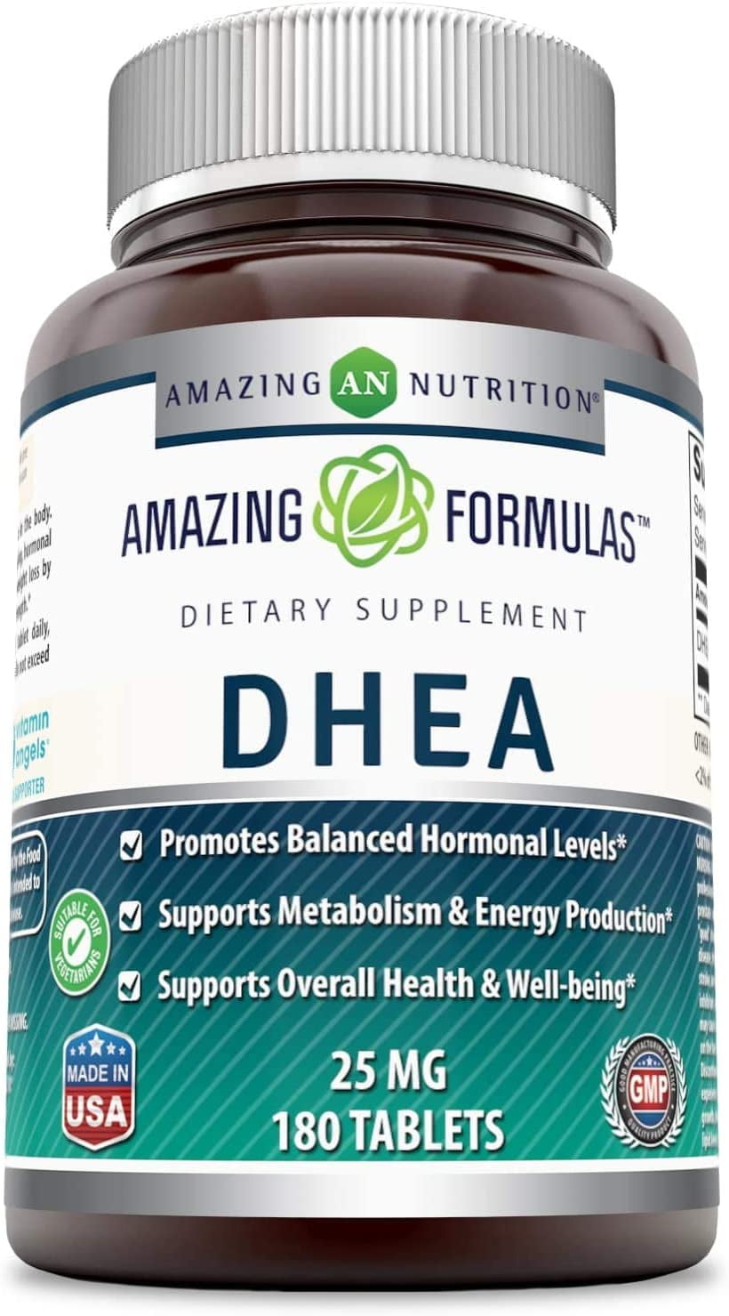 Amazing Formulas DHEA 25 Mg 180 Tablet - Walmart.com