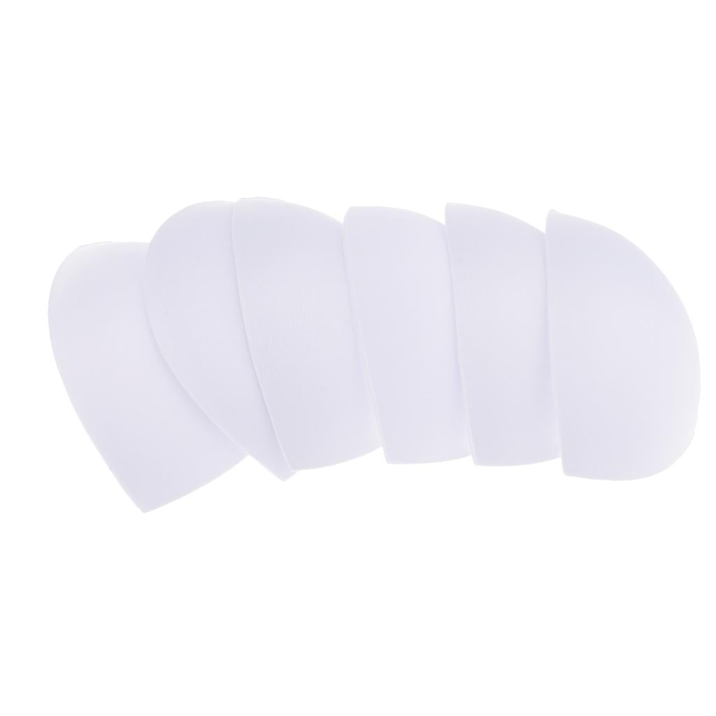 3 Pairs Women Foam Inserts Bra Pads Pads - White, as described ...