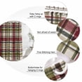 54x78 Inch Shower Curtain Decorative Buffalo Check Bathtub Bath ...