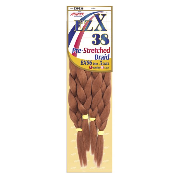 Ez X Prestreched Braid 38" 4pcs (1/40) - Color OM1B/118 - Walmart.com
