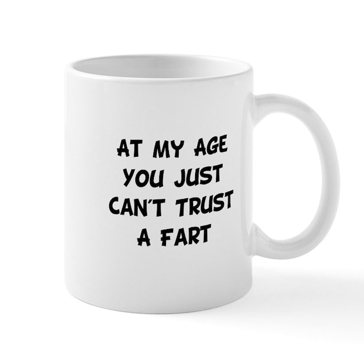 CafePress - Trust Fart Mug - 11 oz Ceramic Mug - Novelty Coffee Tea Cup ...