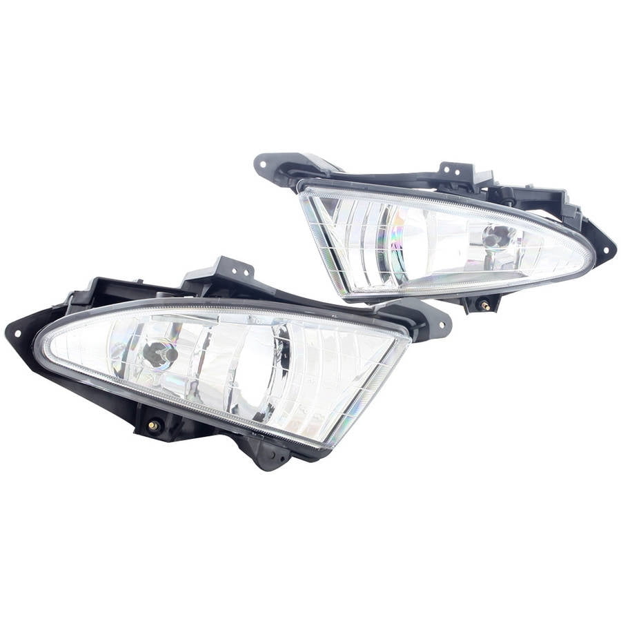 Fog Light For 07-10 Hyundai Elantra Clear Lens, Pair - Walmart.com ...