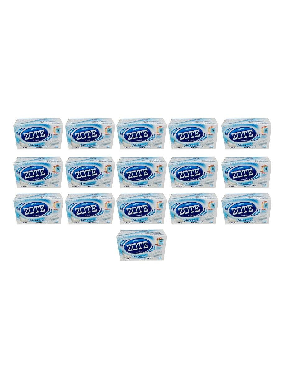 Pack de 16 Jabon de Lavanderia Zote Blanco Escamas de 500 grs Zote ...