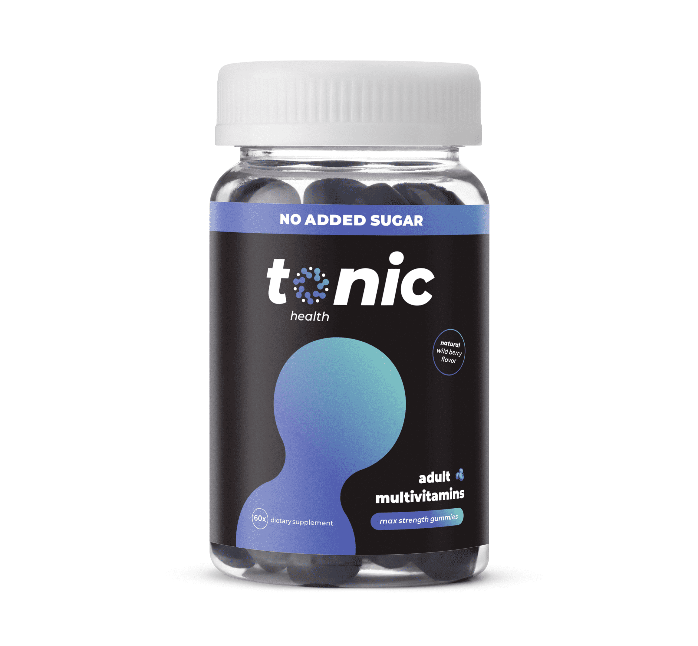 Tonic Health Multivitamin Gummies For Adults Health Supplement With Vitamins A C D And Zinc