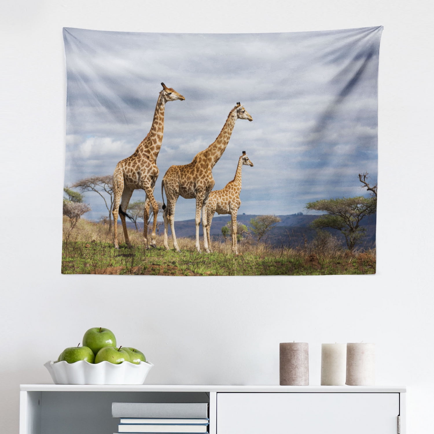 Africa Tapestry, Digital Zebra in Fractal Display Vivid Colors a Look ...