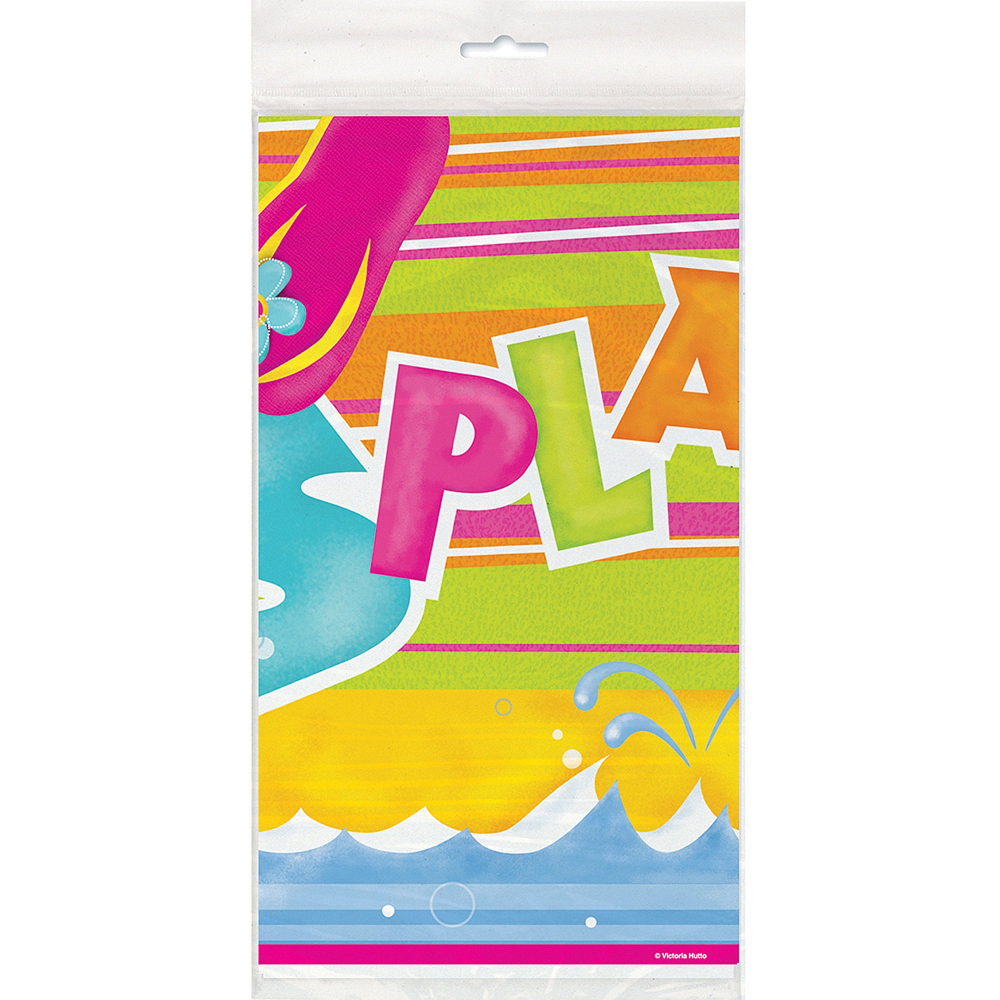 Plastic Pool Party Table Cover, 84" x 54" - Walmart.com