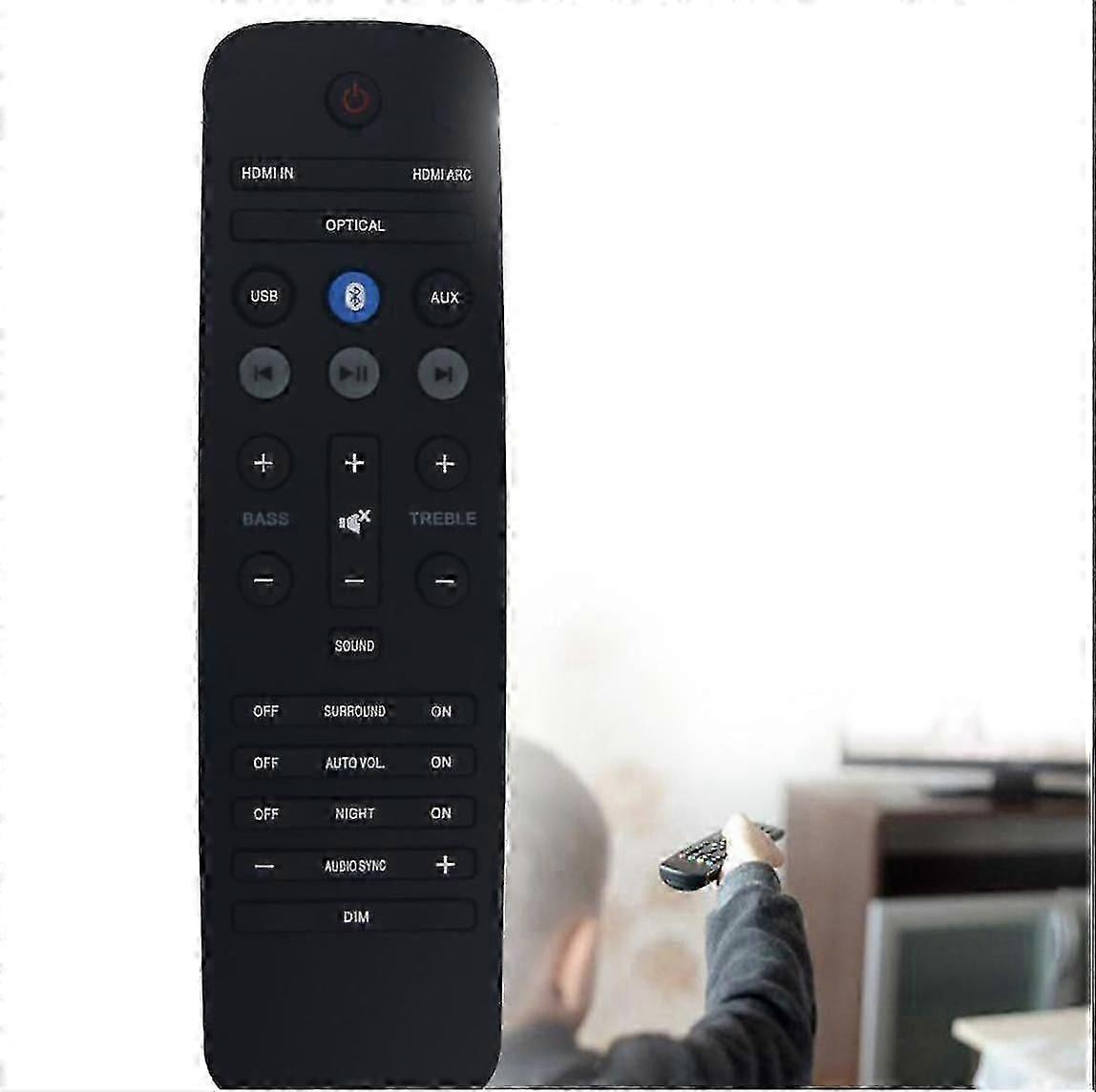 Soundbar Remote Replacement Bar Speaker Remote Control For Philips ...