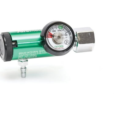 Lightning X Mini Oxygen Regulator, CGA-870, 0-15lpm Flow Rate, w ...
