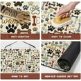 Dog Food Mats for Floors Waterproof, Dog Cat Water Bowl Mats Pet ...