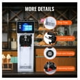 Commercial Ice Cream Machine, 10.6QT/H Soft Serve Maker, 4L Hopper ...