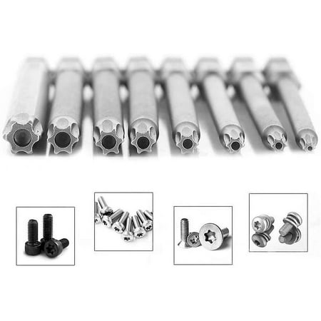 Lepai Starlight-8pcs 150mm Hex Shank Magnetic Torx Socket Head ...