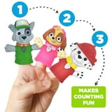 Paw Patrol Bath Finger Puppets, 5-Pack Waterproof Toddler Bath Toys for ...