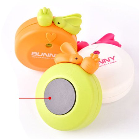 Rabbit Timer Lastic Magnet On The Back Cute Cooking Time Reminder ...