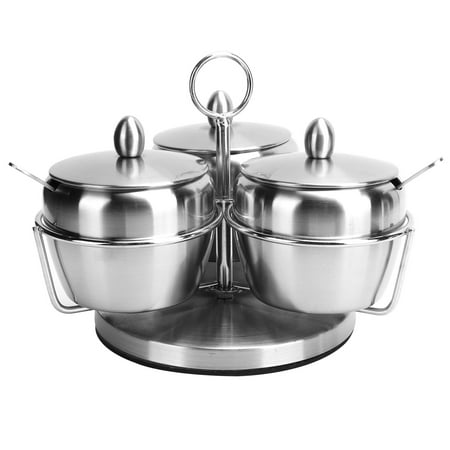 Seasoning Box, Condiment Pots Seasoning Containers Set, Sugar Bowl Salt ...