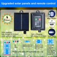 Solar Powered Umbrella Lights with Remote Control | 8 Lighting Modes ...