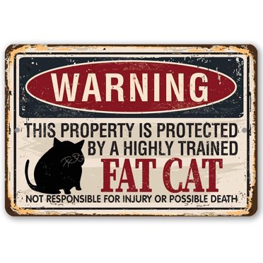 Metal Sign - Cats Welcome People Tolerated - Durable Metal Sign - Use ...