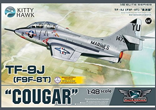 KH80129 1:48 Kitty Hawk TF-9J (F9F-8T) KIT de construcción modelo ...