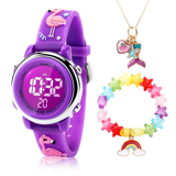 Descendants 2 Mal and Evie Women's Purple Plastic Watch, Purple Bezel ...