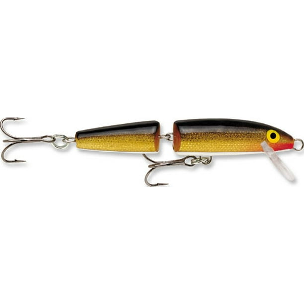 Rapala Jointed Minnow 07 Fishing Lure 2.75" 1/8oz Gold - Walmart.com