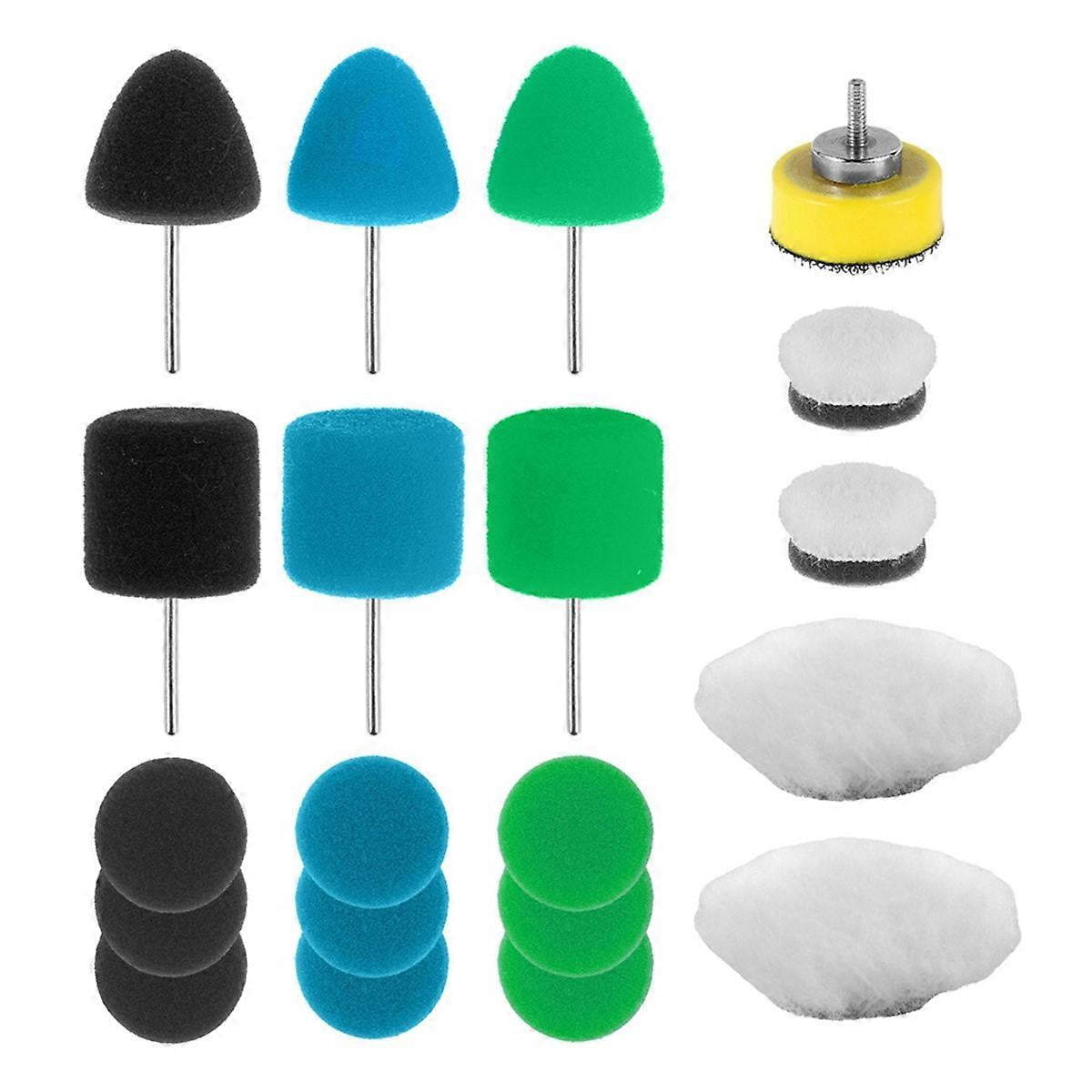 20Pcs Mini Buffing Polishing Pads, Car Small Area Polishing Pads ...