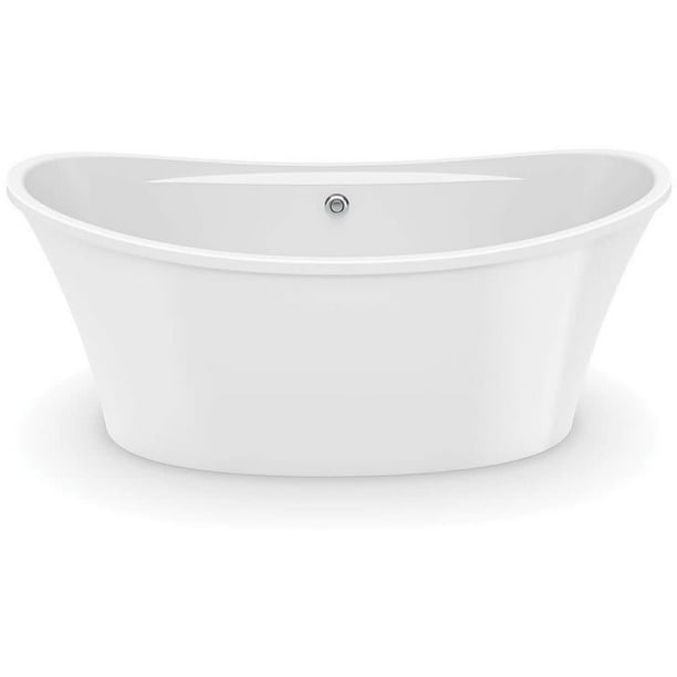 Maax 106267-001 Ariosa 66" Free Standing Acrylic Soaking Tub - White ...