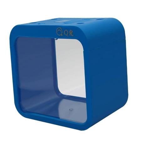 Acrylic Fish Tank Fish Bowl Transparent Stackable Square Desktop ...