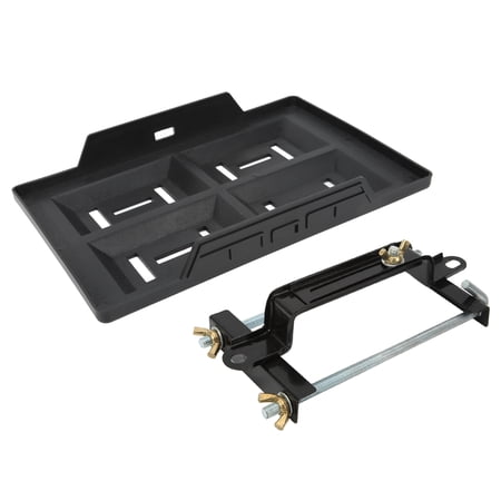 Loewten Battery Hold Tray,Battery Tray Clamp Kit,Car Battery Hold Down ...