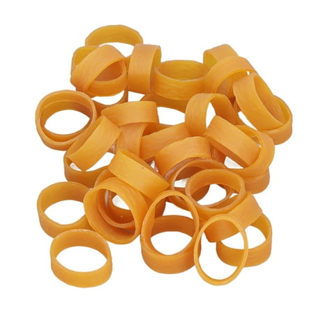 Rubber Rings, 0.39in Wide Soft Elastic Bands 120Pcs 3.15in Perimeter ...