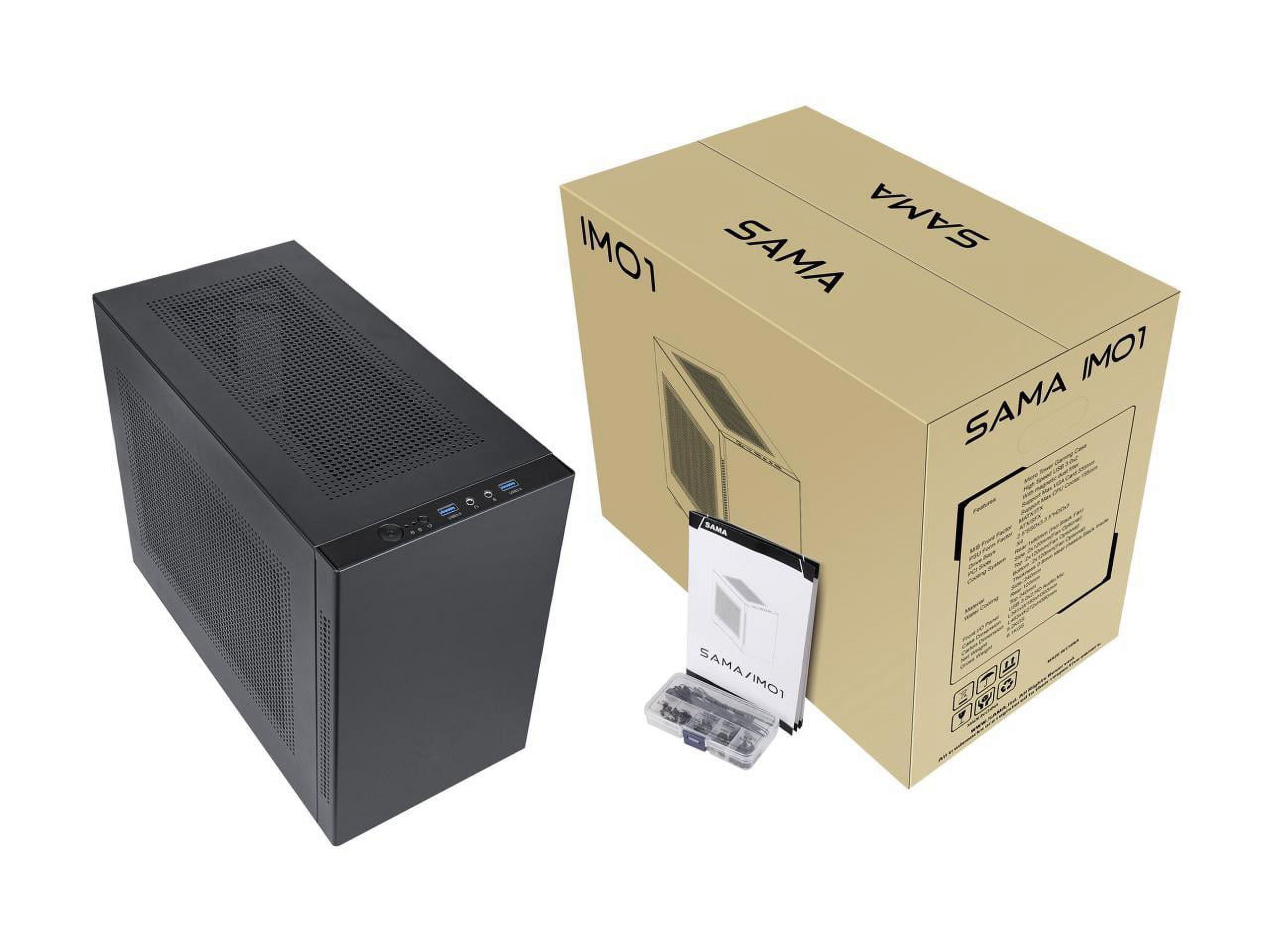 Buy SAMA IM01 Black Steel Micro ATX Tower Case at Ubuy Australia