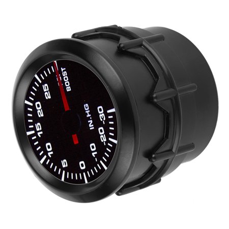 Boost Gauge Pressure Gauge Car Gauge 2in 12V Boost Meter -30-30PSI ...