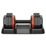 25 lb Dumbbells, Seizeen Single Adjustable Dumbbells Set, Free Weights ...