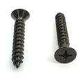 Bolt Dropper #6 x 3/4 Inch Wood Screws, Pack of 100 - Xylan Coated Stainless Steel Flat Head ...