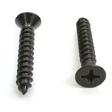 Bolt Dropper #6 x 3/4 Inch Wood Screws, Pack of 100 - Xylan Coated Stainless Steel Flat Head ...