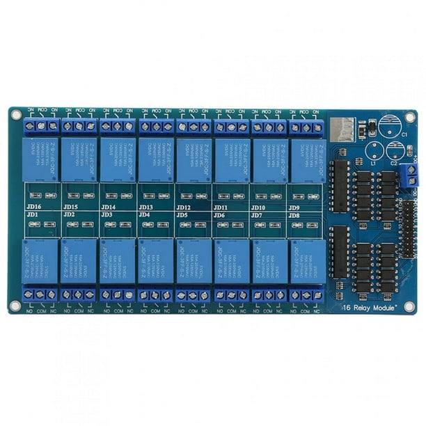 Relay Module Board,16-channel 5V Relay Module Relay Module Channel ...