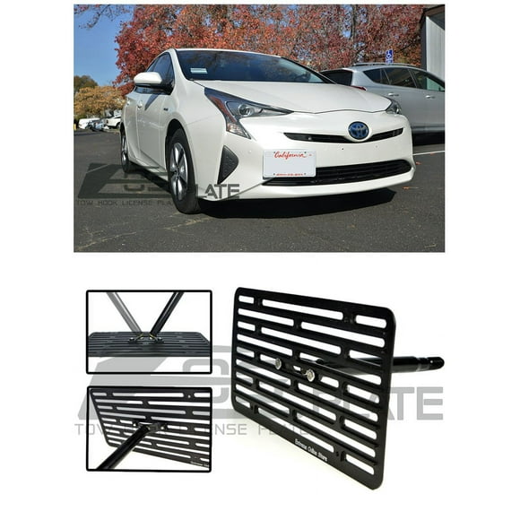 Front License Plate Installation