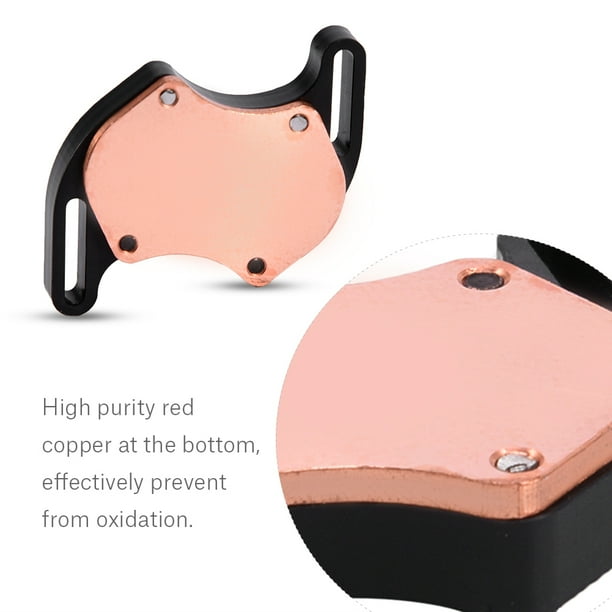 South Bridge Cooler, Black Red Copper Base Water Cooling Block, Mini ...