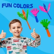 Playbees Colorful Hand Clappers - 12 Pack - 7" Noisemakers for Ultimate ...