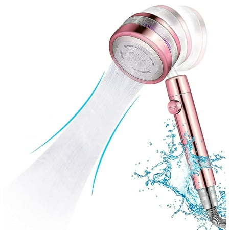 Handheld Shower Head - Chrome Pressure Riser Turbocharged Hand Mirror ...