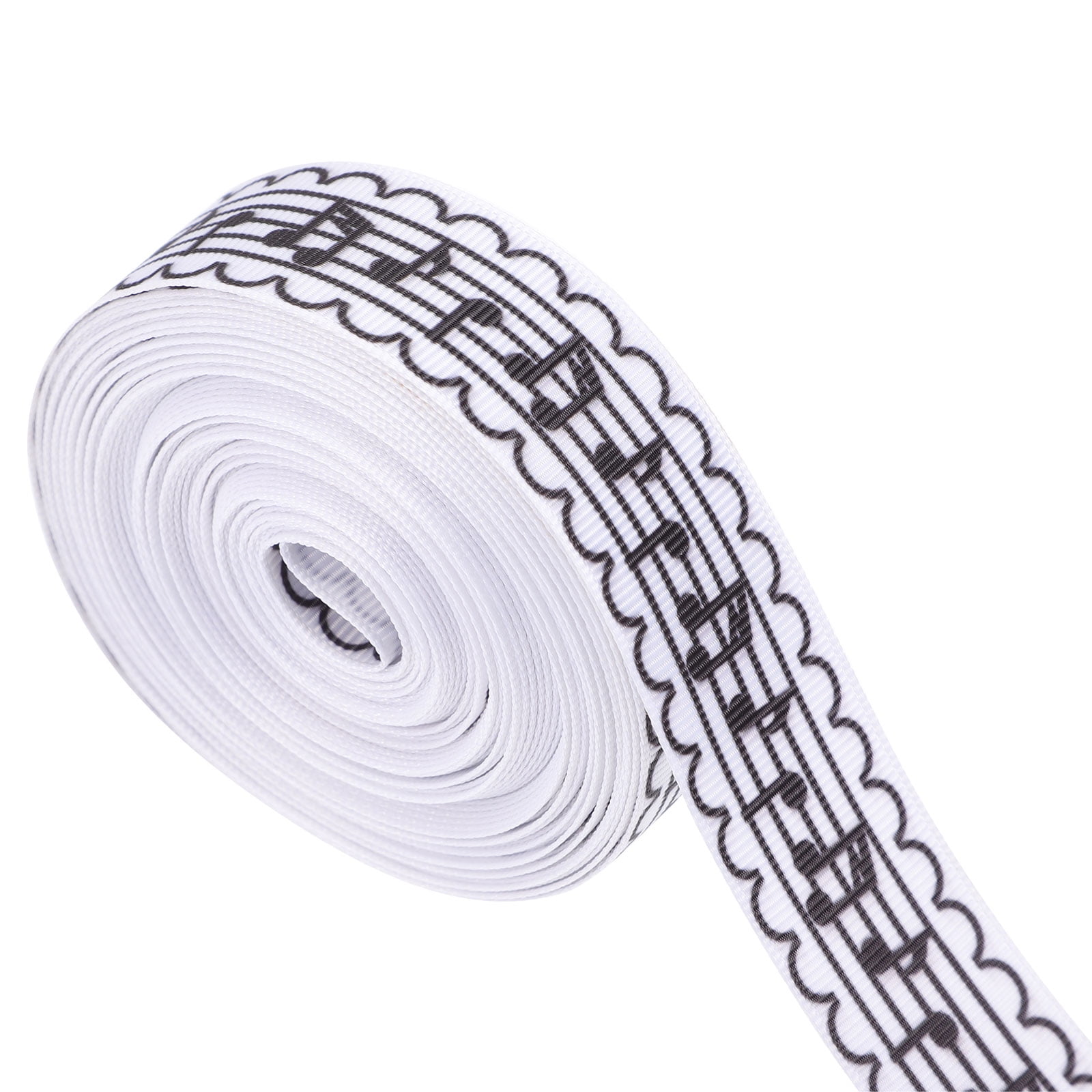 Thread Music Note Ribbon for Gift Wrapping Hair Bow Clip Accessories ...