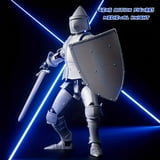 CUITING Medieval Soldier Action Figure Articulated Knight Collectible ...