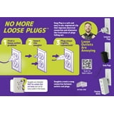 Snug Plug Clear Pack of 25 for Loose Wall Outlets – Easy Fix & Travel ...