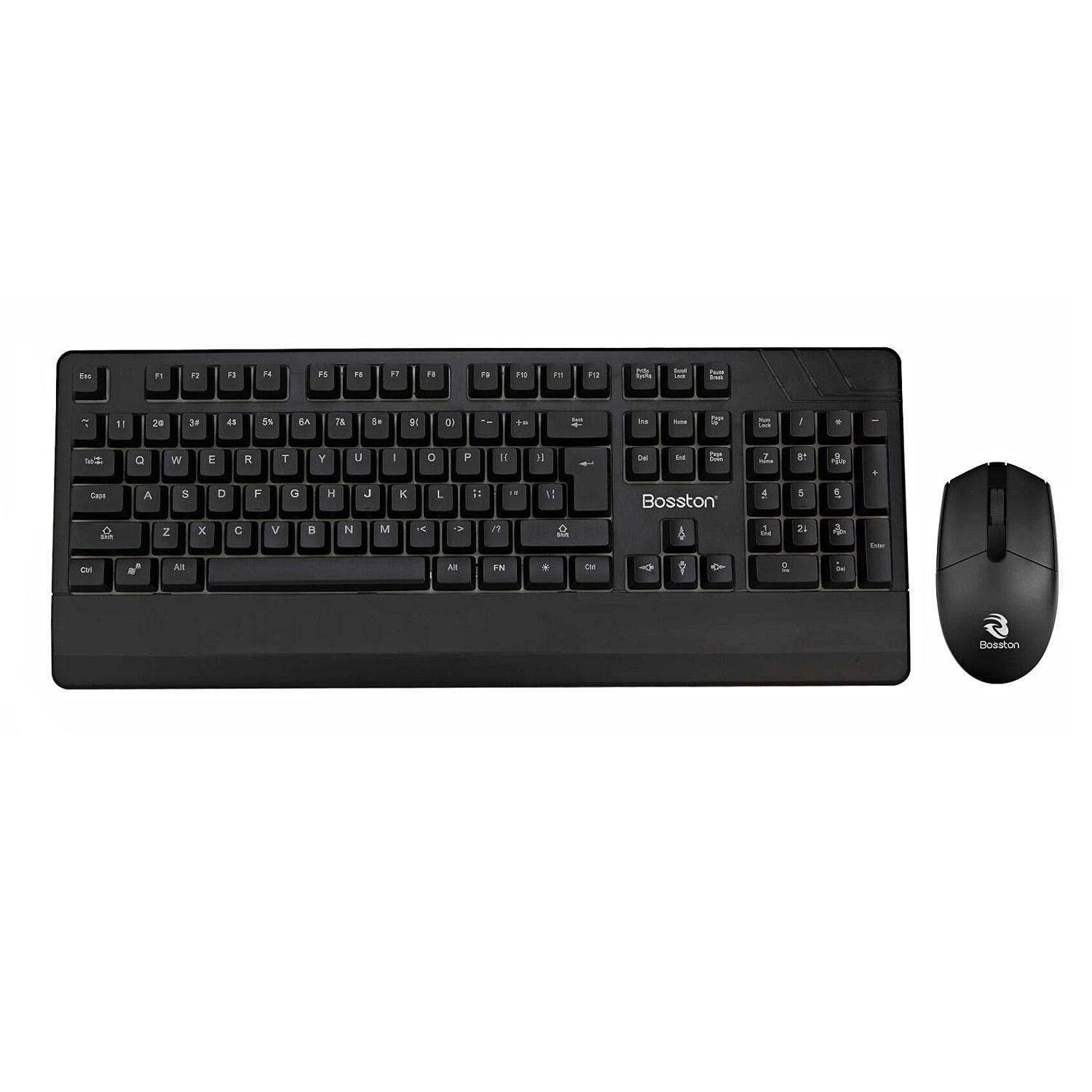 Bosston Office Wired Keyboard & Mouse Combo, 104-Key and 1200 DPI ...