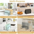 Fikoksol Cutting Board Organizer, 1Pcs 5 Slot 1.2in Wide Cutting Board ...