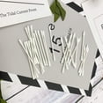 800 pieces cotton swab, double helix tip with paper stick, high-quality ...